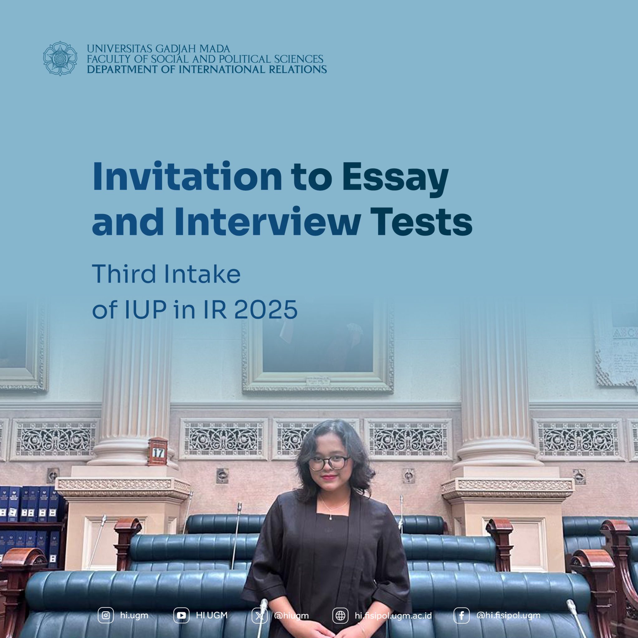 Invitation to Essay and Interview Tests – Third Intake of IUP in IR ...